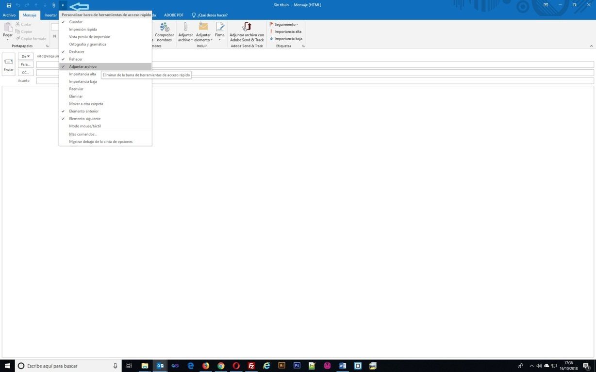 Como añadir página HTML en Microsoft Outlook | Eligeunaweb Agencia de ...